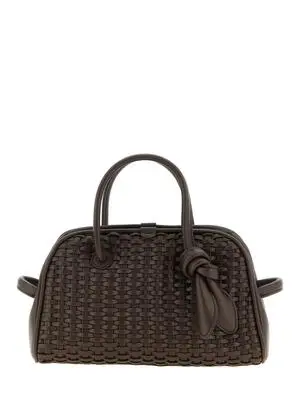 Jacquemus The Turismo Woven Leather Bag - Brown