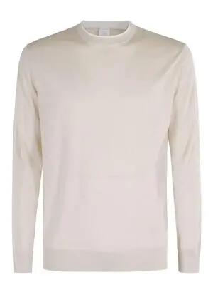 Eleventy Crew Neck Jumper - Sand