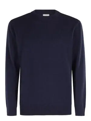Eleventy Crew Neck Jumper - Blue