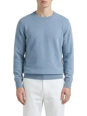 Brunello Cucinelli Crew Neck Pullover - Gnawed Blue