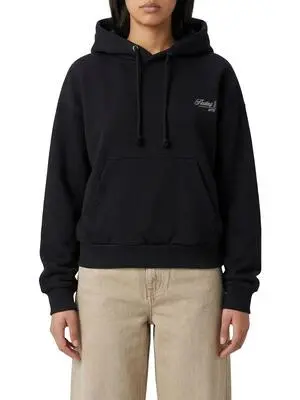 AUTRY Cotton Hooded Sweatshirt - Black