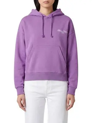 AUTRY Cotton Hooded Sweatshirt - Yellow