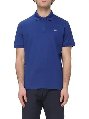 Paul & Shark Cotton Polo Shirt With Mini Logo - Blue 1