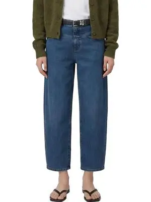 Closed Cropped Fit Jeans - Blue