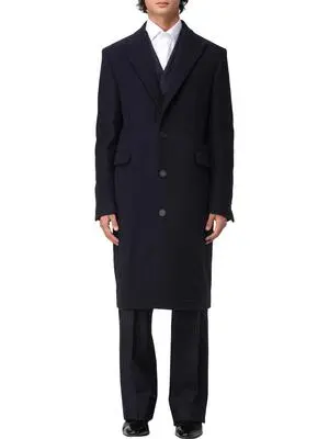 GOLDEN GOOSE Tailored Single Breasted Coat - Blue