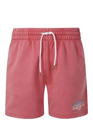 Casablanca Embroidered Logo Shorts - Red