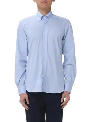 FAY Classic Poplin Shirt - Gnawed Blue
