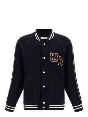 WALES BONNER Varsity Jacket - Blue