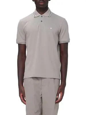 Emporio Armani Stretch Cotton Polo Shirt - Grey 1
