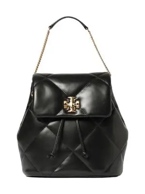 Tory Burch Kira Quilted Leather Mini Backpack - Black