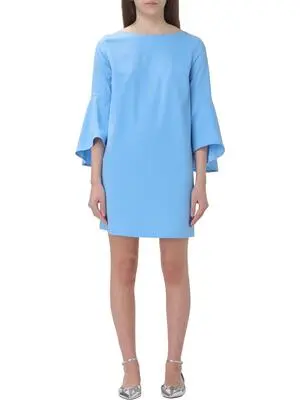 Liu Jo Bell Sleeve Dress - Gnawed Blue