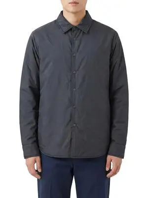 Aspesi Padded Nylon Overshirt - Blue