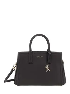 Michael Kors Laila Grained Leather Handbag - Dark