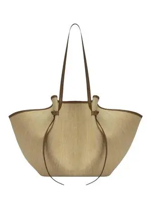 Yuzefi Mochi Leather Shoulder Bag - Biscuit