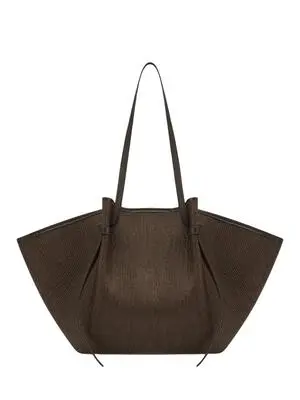 Yuzefi Mochi Leather Shoulder Bag - Brown