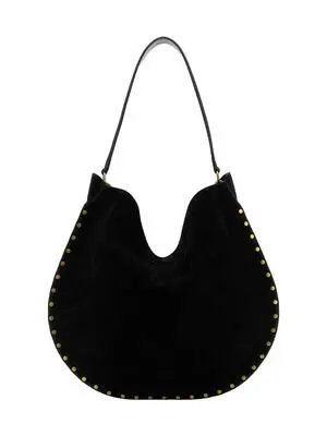Isabel Marant Étoile Oskan Suede Hobo Bag - Black