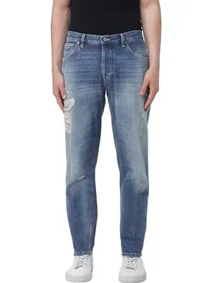 DONDUP Distressed Denim Slim Fit Jeans - Blue
