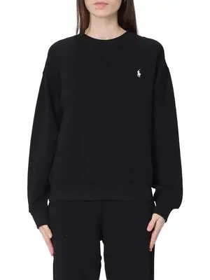 Polo Ralph Lauren Embroidered Logo Crewneck Sweatshirt - Black