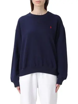 Polo Ralph Lauren Embroidered Logo Crewneck Sweatshirt - Navy