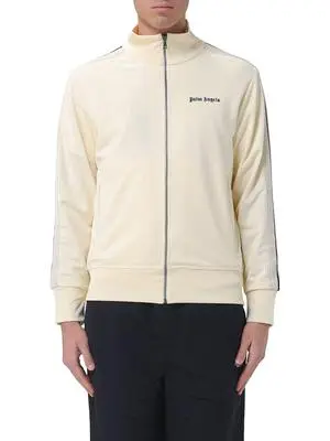 Palm Angels Acetate Zip Sweatshirt - Ivory