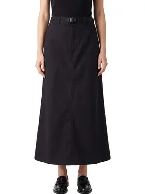 The North Face The North Face Cotton Canvas A-line Skirt Black