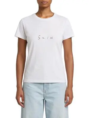 Patrizia Pepe Cotton Crew Neck T-shirt - White