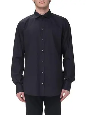 Dolce & Gabbana Classic Shirt In Stretch Cotton Blend - Black