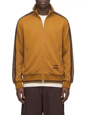 WALES BONNER X Adidas Originals Zip-up Cotton Track Jacket With High Neck - Bronze
