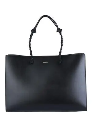 JIL SANDER Tangle Leather Bag - Black