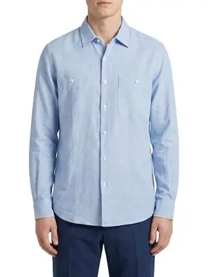 Aspesi Shirt In Cotton - Blue
