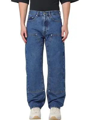 Palm Angels Straight Leg Jeans - Denim