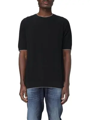 PAOLO PECORA Cotton Polo Shirt - Black