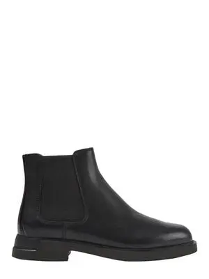 Camper Iman Leather Ankle Boots - Black