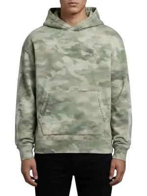 Amiri Camouflage Print Hoodie - Brown