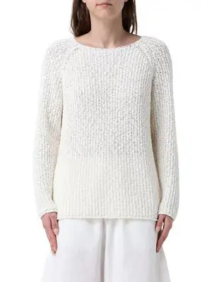 DUNST Crewneck Jumper Cotton Blend - Ivory
