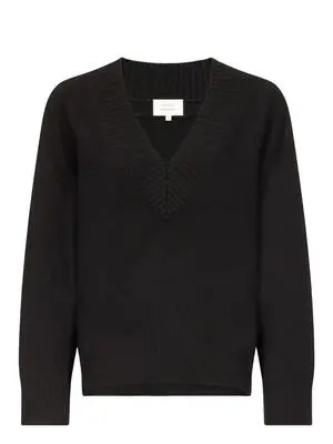 Loulou De Saison V-neck Jumper - Black