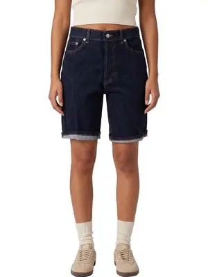 DONDUP Stretch Denim Shorts - Blue
