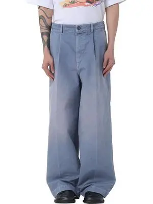 Marni Cotton Wide-leg Trousers - Blue