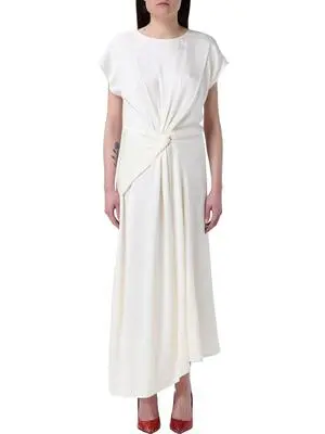 Victoria Beckham Aria Draped Dress - Ivory