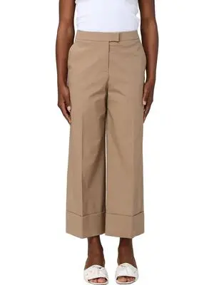 PT TORINO Pt Torino Cropped Cotton Twill Trousers Colonial