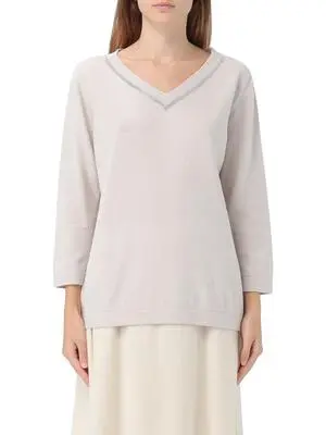 Fabiana Filippi V-neck Pullover - Sand