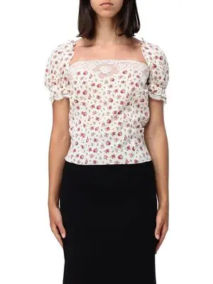 Dolce & Gabbana Floral Lace Square Neck Top - Multicolor