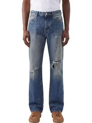 Amiri Distressed Flare Jeans - Blue