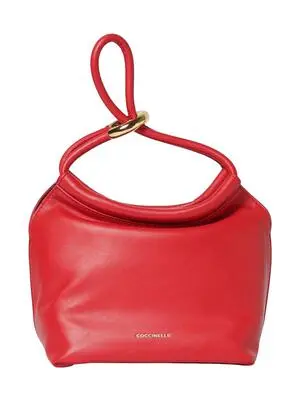 COCCINELLE Coccinelle Mini Bag With Gold Tone Hoop Handle Red