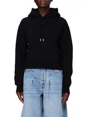Jacquemus Cropped Hoodie - Black