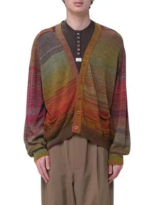 MAGLIANO Striped Cotton Cardigan With Logo Detail - Multicolor