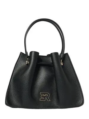 ERMANNO FIRENZE Polyurethane Bucket Bag - Black