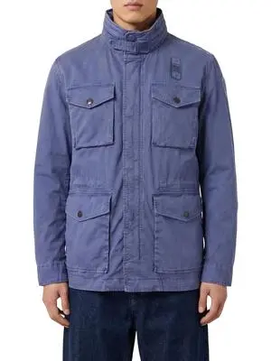 BLAUER. Cotton Windbreaker Jacket - Blue