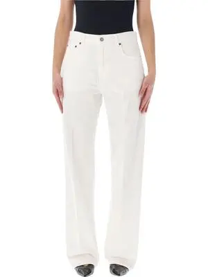 HAIKURE Straight Leg Jeans - White