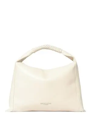 ERMANNO FIRENZE Avery Faux Leather Handbag - White